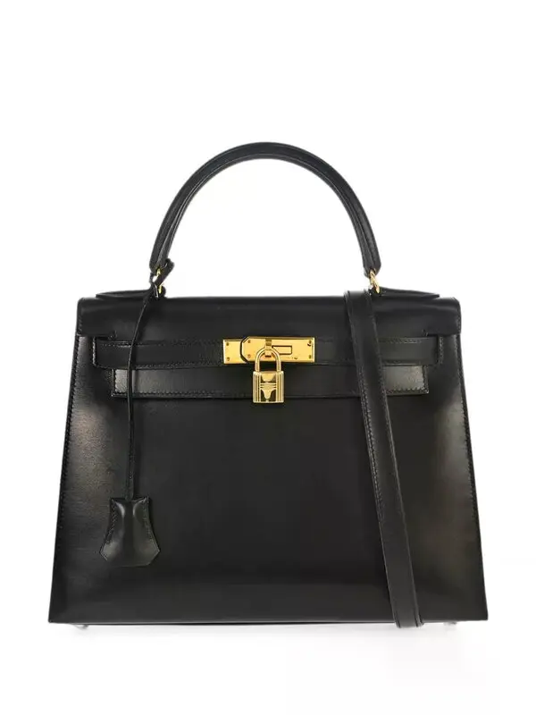 Hermès 1996 Kelly 28 Sellier Tote Bag - Black