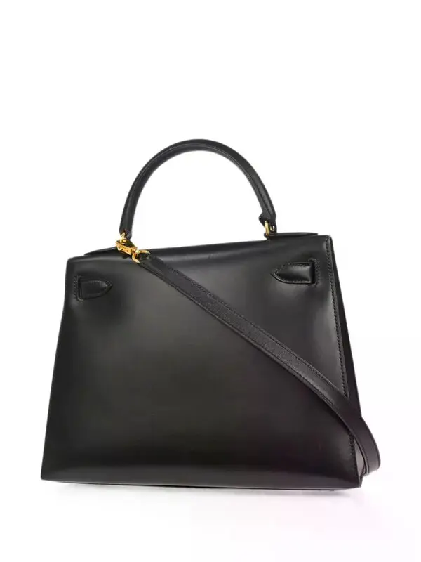 Hermès 1996 Kelly 28 Sellier Tote Bag - Black