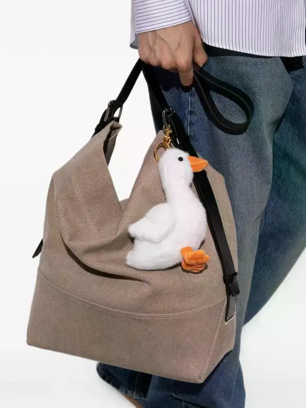Moschino Goose-pendant Keyring