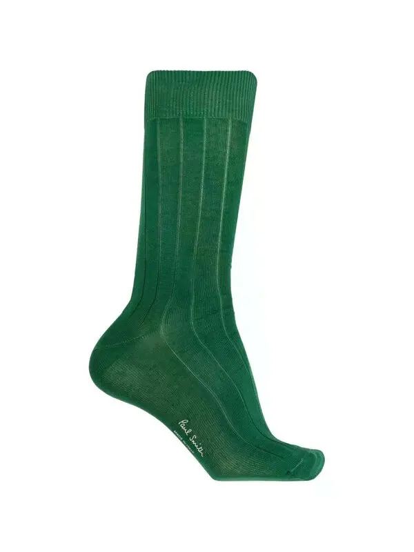Paul Smith Ribbed Knit Crew Socks Pack Of Six