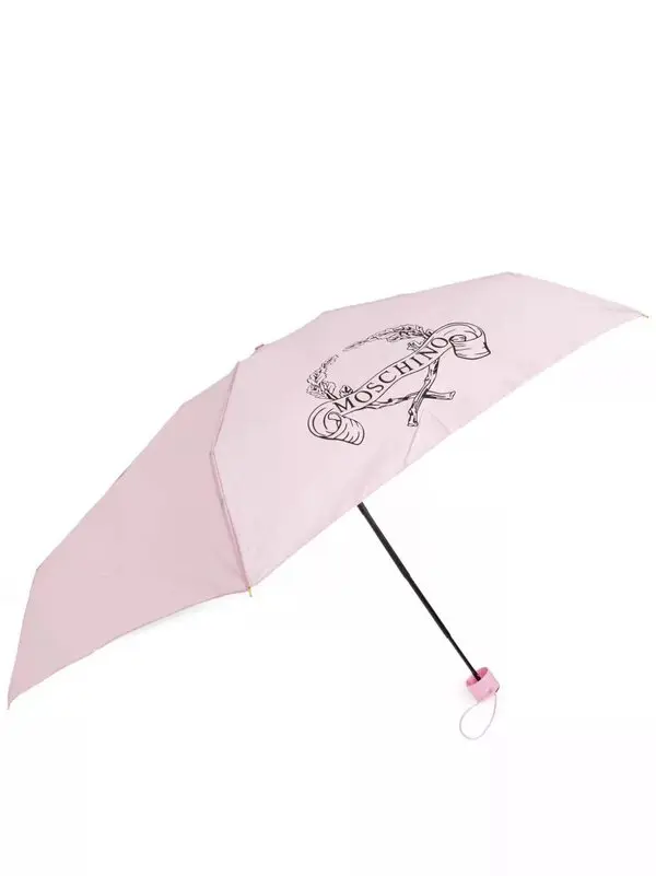 Moschino Logo-print Folding Umbrella