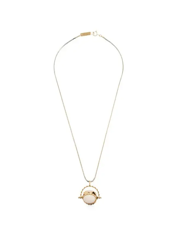Isabel Marant Étoile Pendant-detail Snake-chain Necklace - Gold