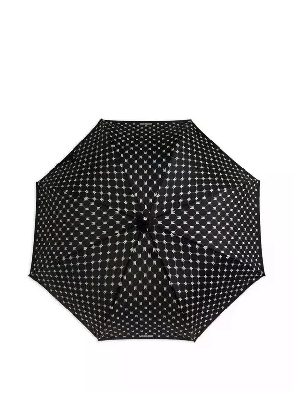 Moschino Monogram-print Umbrella - Black