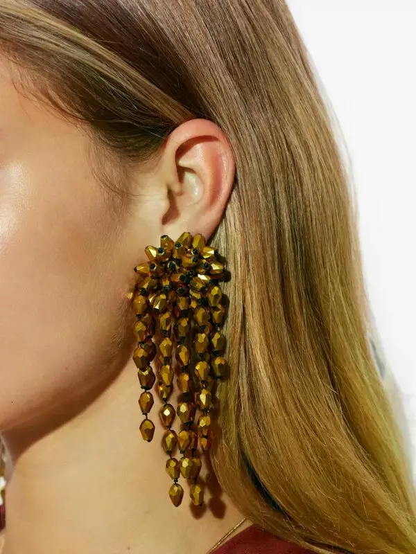 Isabel Marant Étoile Hanabi Crystal-embellished Clip-on Earrings