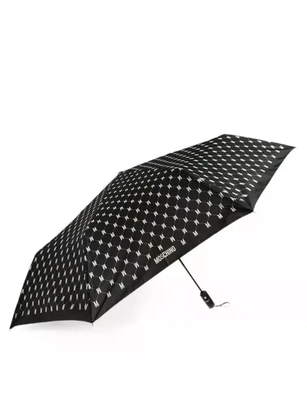Moschino Monogram Foldable Umbrella