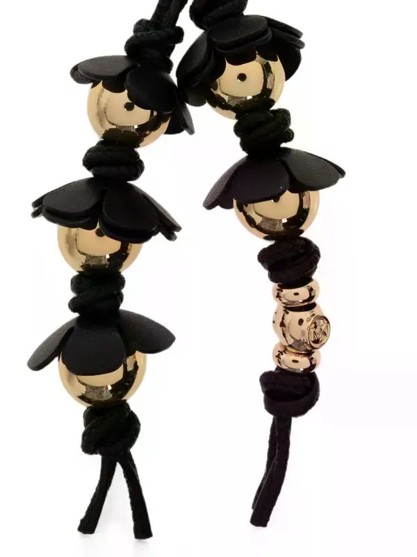 Michael Kors Beaded Floral Keychain