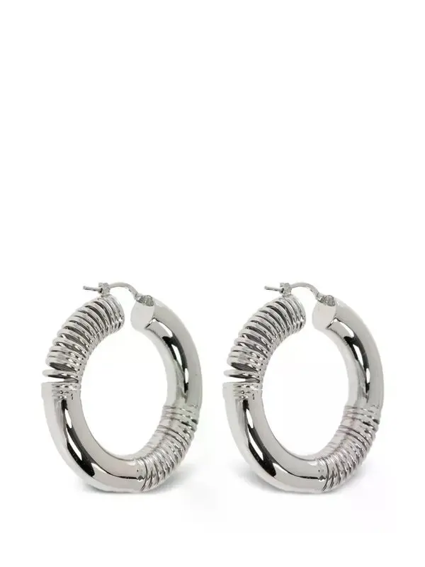 Marni Tone Ridged Hoop Earrings