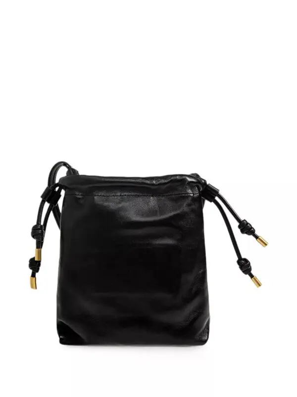 Isabel Marant Étoile Mini Silven Drawstring Leather Bucket Bag