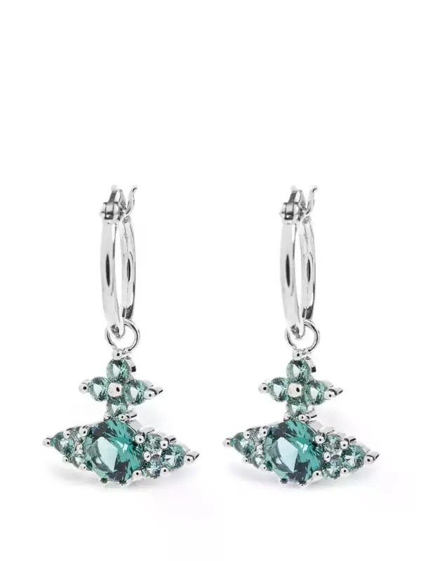 VIVIENNE WESTWOOD Feodorita Hoop Earrings - Silver