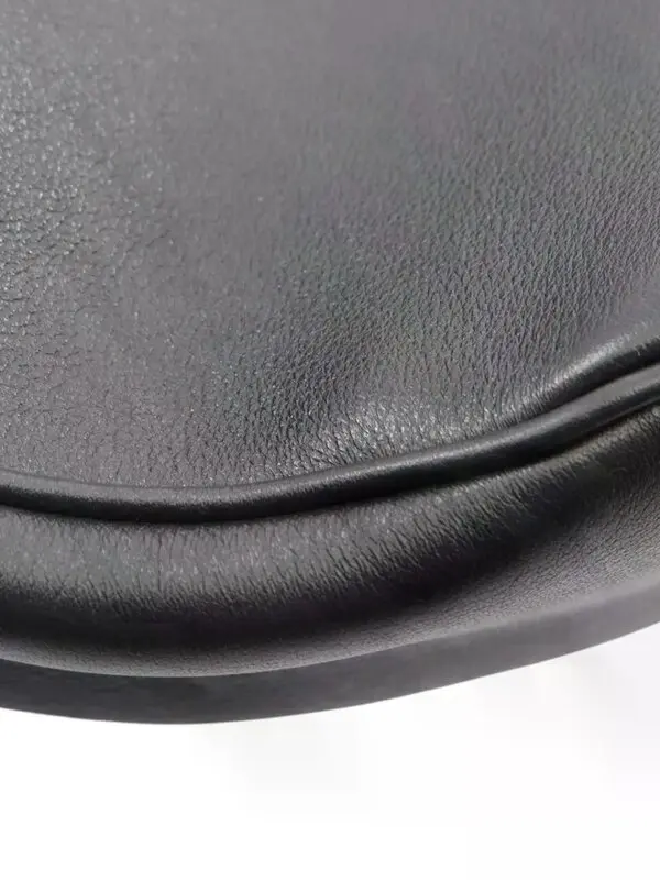 Prada Large Calfskin Demi Lune Shoulder Bag - Black