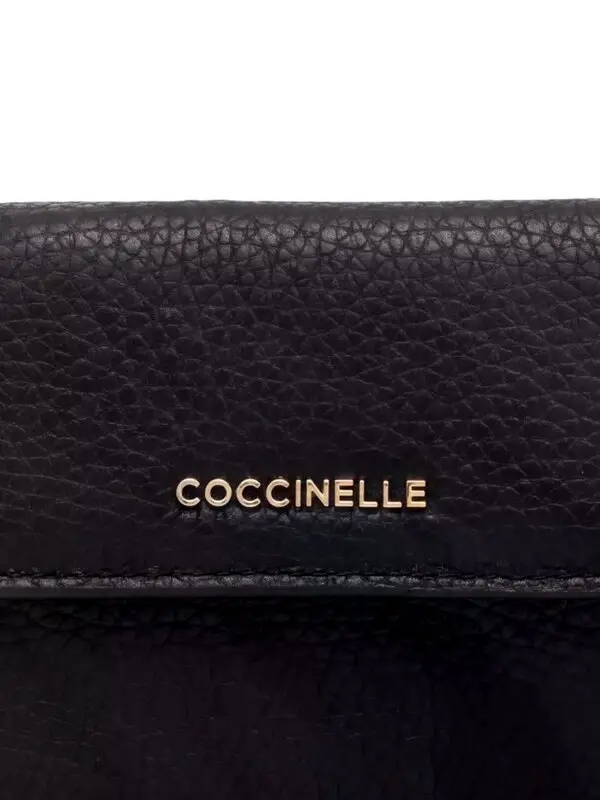 COCCINELLE Small Metallic Leather Wallet
