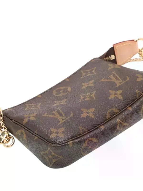 LOUIS VUITTON 2017 Monogram Mini Pochette Accessoires Handbag
