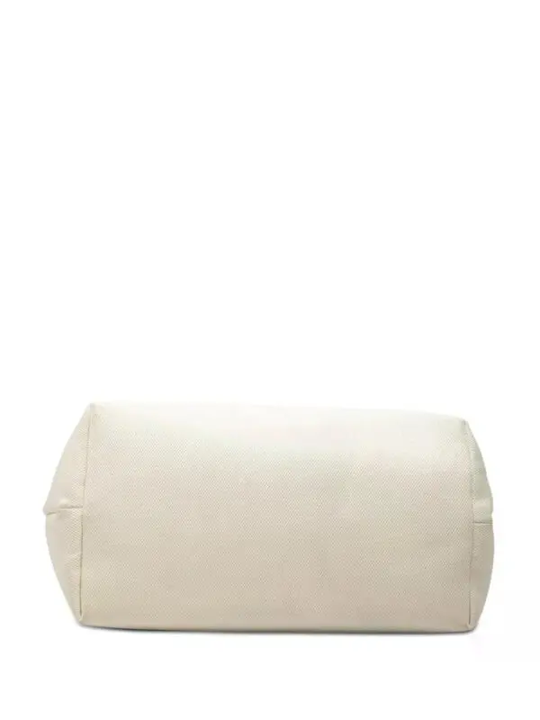Celine Canvas Logo Print Horizontal Cabas Tote Bag