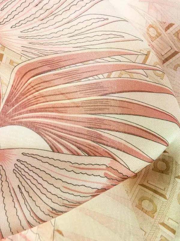 FERRAGAMO Printed Silk Scarf
