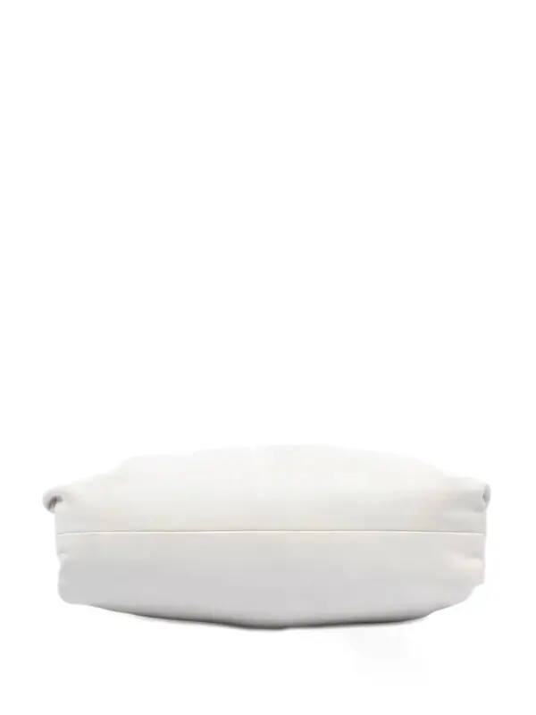Bottega Veneta Lambskin Mini Pouch Crossbody Bag - White