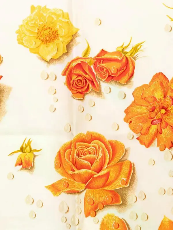 Hermès 2010-2018 La Rosee Silk Scarf 90 Scarves