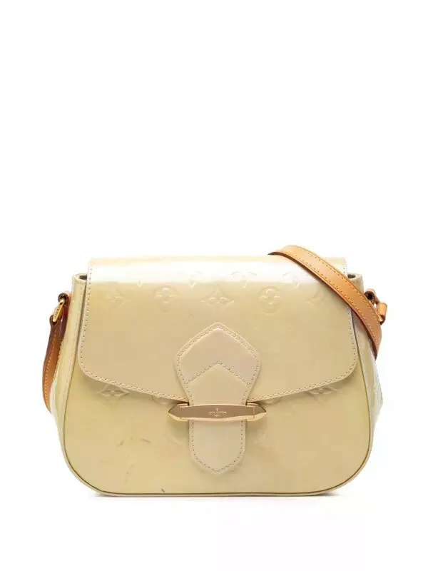 LOUIS VUITTON 2012 Monogram Vernis Bellflower Gm Crossbody Bag - Brown