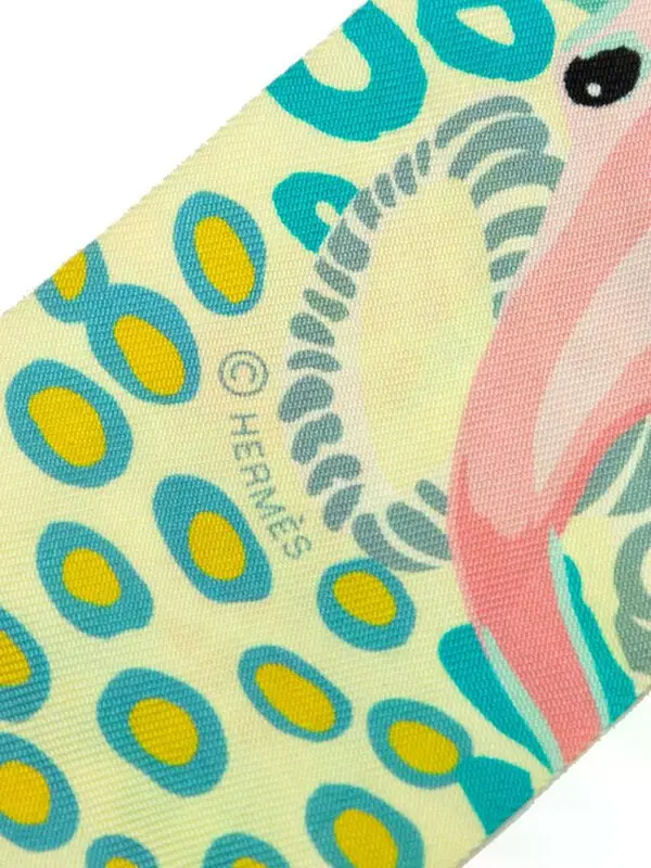 Hermès 2000-2026 Under The Waves Twilly Silk Scarf Scarves