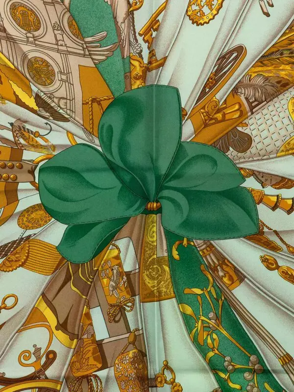 Hermès 1980-2010 Soleil De Soie Silk Scarf 90 Scarves - Brown