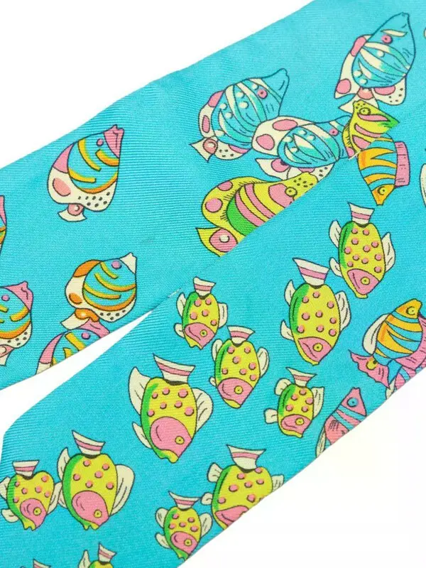 Hermès 2010-2018 Rencontre Oceane Twilly Silk Scarf Scarves