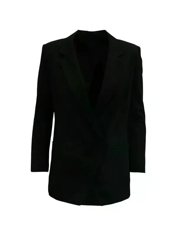 Theory Double-breasted Wool Jacket - Black