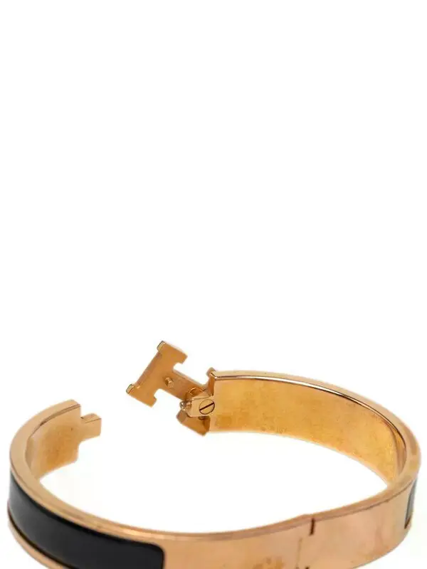 Hermès Narrow Enamel Clic H Bracelet Pm