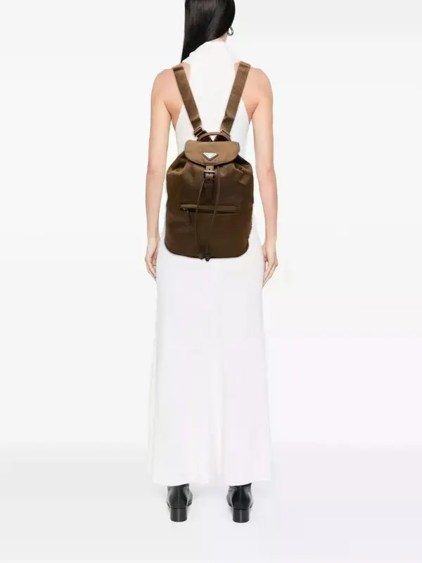 Prada 2013-2026 Tessuto Drawstring Backpack