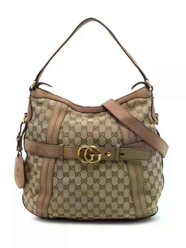 Gucci 2016-2026 Medium Gg Canvas Running Satchel