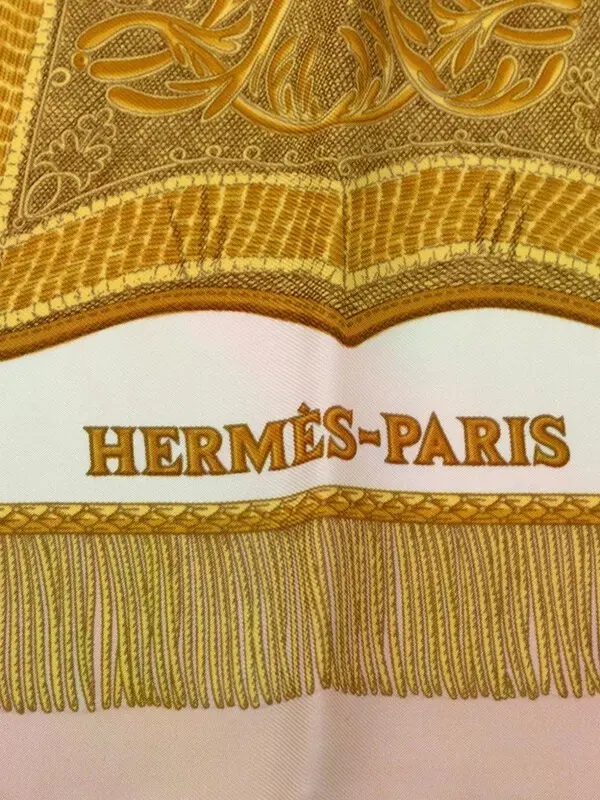 Hermès 2000-2026 Poste Et Cavalerie Silk Scarf 90 Scarves - Pink