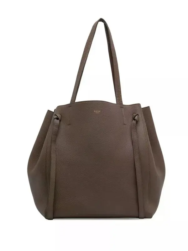 Celine 2022 Small Leather Phantom Cabas Tote Bag