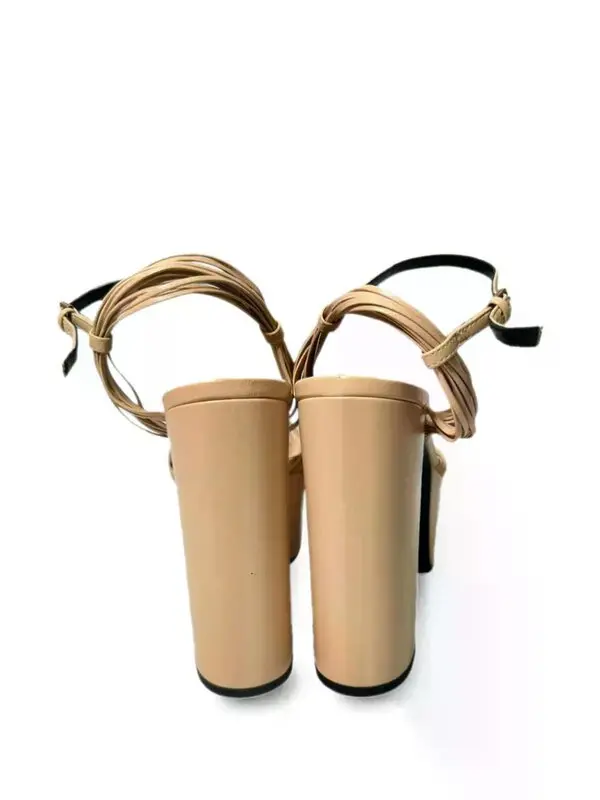 Gucci Crawford Knot Platform Sandals - Brown