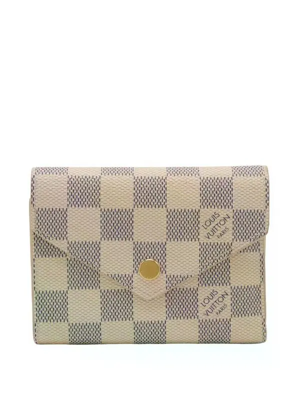 LOUIS VUITTON 2021-2026 Damier Azur Victorine Small Wallets