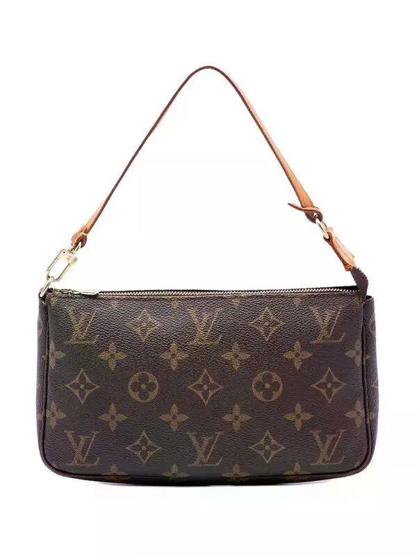 LOUIS VUITTON 2001 Monogram Pochette Accessoires Shoulder Bag