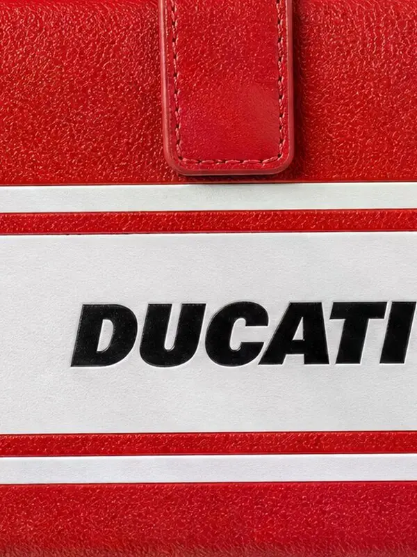 PIQUADRO X Ducati Logo-print Wallet - Red