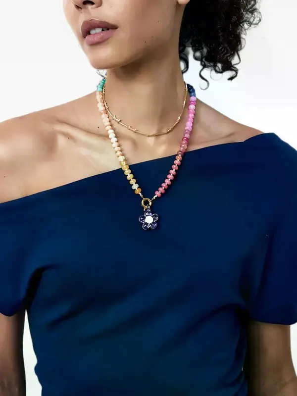 AMIE DUBAI Crystal-embellished Barbed-wire Necklace