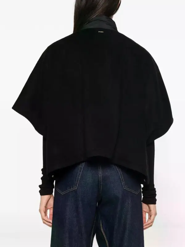 TWINSET Zip-up Cape With High Neck