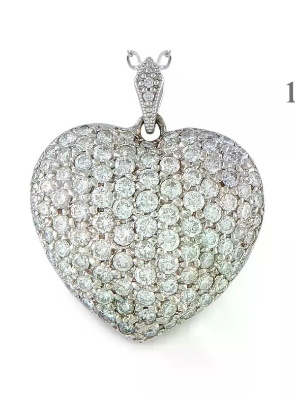 LB EXCLUSIVE Diamond Heart-pendant Necklace
