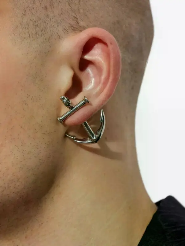 Balenciaga Anchor-shaped Earrings