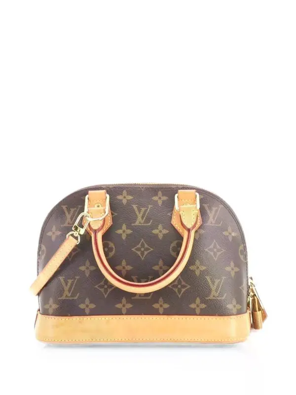 LOUIS VUITTON Alma Monogram Canvas Bb Crossbody Bag - Brown