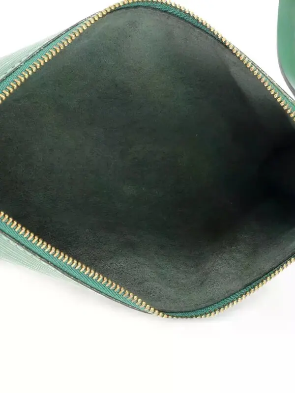 LOUIS VUITTON Pochette Accessoires Epi Leather Clutch Bag - Green