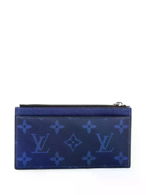 LOUIS VUITTON Coin Monogram Taigarama Card Holder