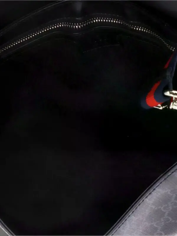 Gucci Gg Coated Canvas Messenger Bag