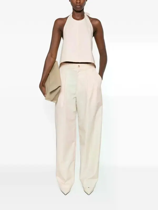 Wardrobe.NYC Pleated Palazzo Pants