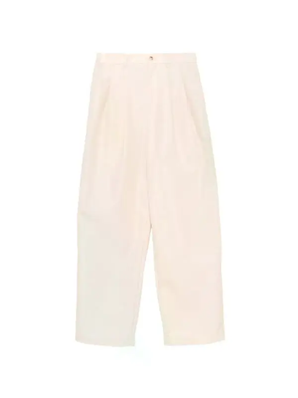 Wardrobe.NYC Pleated Palazzo Pants - Neutrals