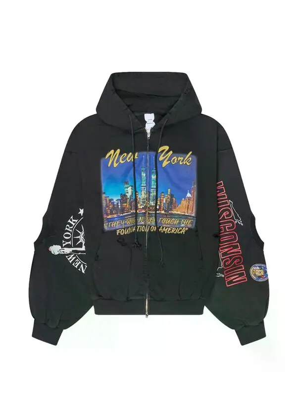 PROTOCOL INDEX Graphic-print Hoodie
