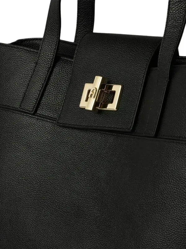 Furla Large Grainy-leather Tote Bag
