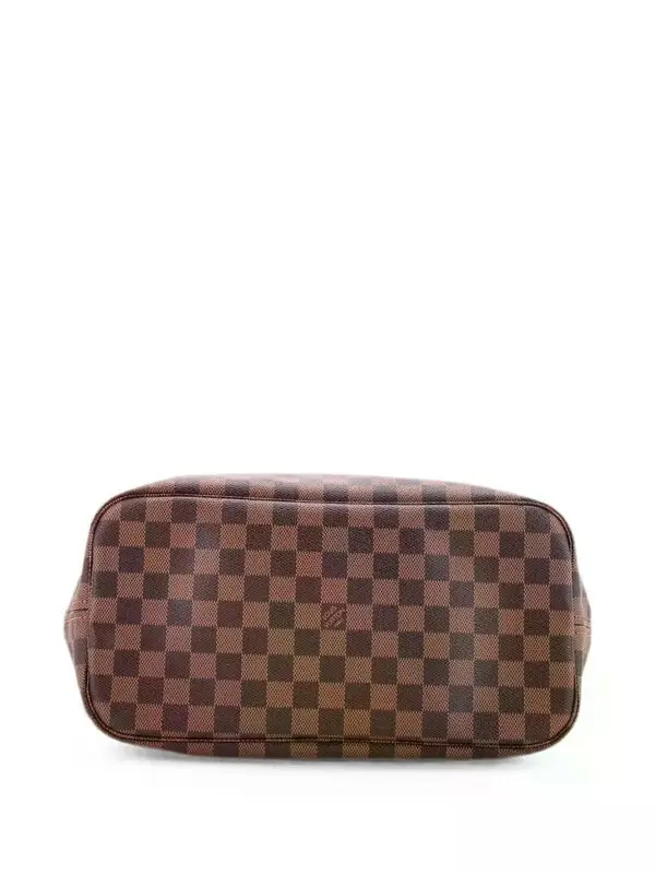 LOUIS VUITTON Neverfull Damier Mm Tote Bag - Brown