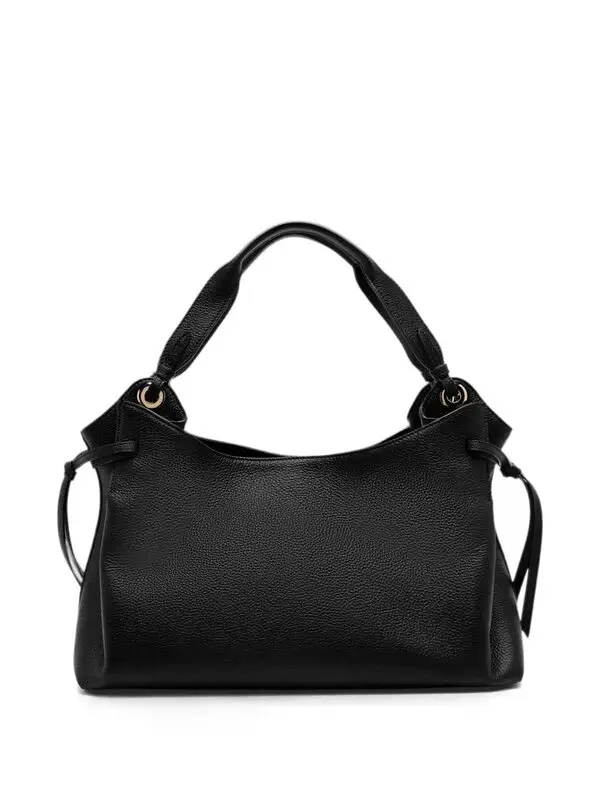 LANCEL Medium Swann Leather Shoulder Bag - Black