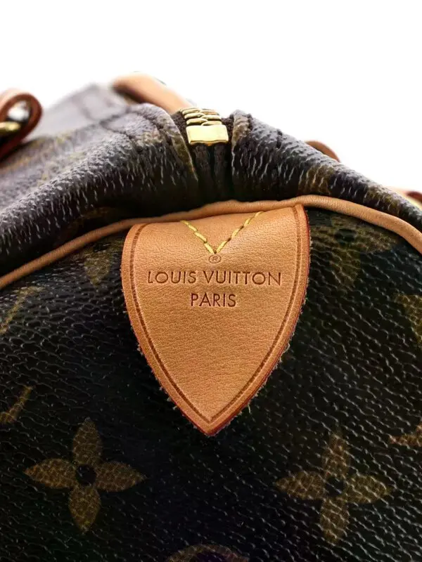 LOUIS VUITTON Speedy Handbag Monogram Canvas 30 Satchel - Brown