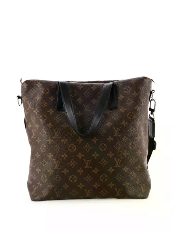 LOUIS VUITTON Macassar Monogram Canvas Tote Bag - Brown